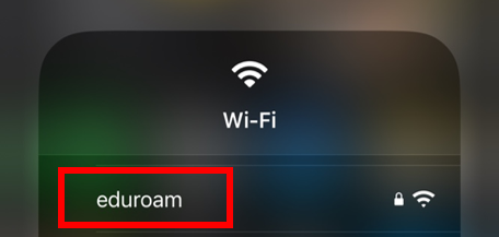 고려대학교 무선랜 서비스 > 무선랜 ( eduroam ) > 모바일 ( IOS ) 설정